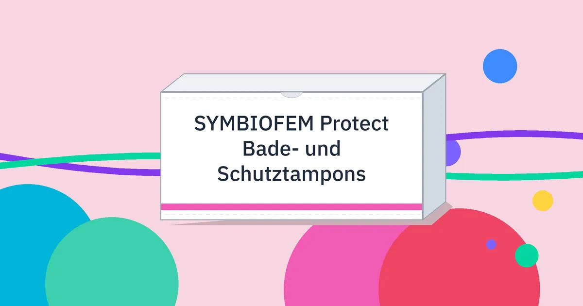 Symbolbild: Packung mit der Aufschrift SYMBIOFEM Protect Bade- und Schutztampons (PZN 20187242) – Verfügbarkeit und Bezug in Apotheken in Frankfurt am Main