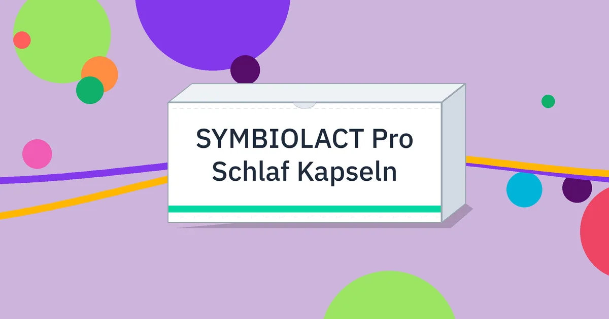 Symbolbild: Packung mit der Aufschrift SYMBIOLACT Pro Schlaf Kapseln (PZN 18200892) – Verfügbarkeit und Bezug in Apotheken in Frankfurt am Main