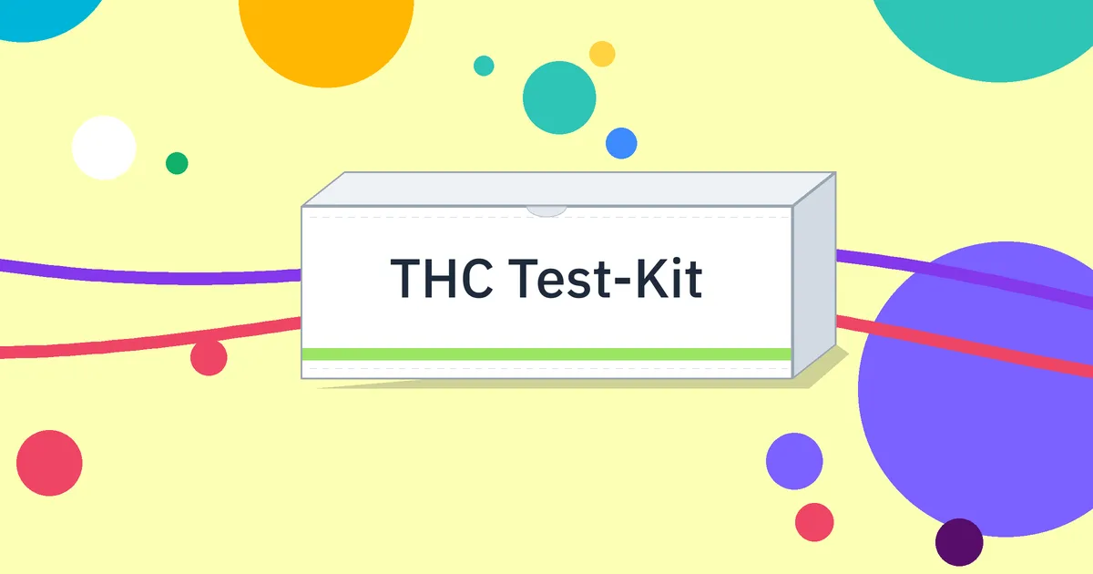 Symbolbild: Packung mit der Aufschrift THC Test-Kit (PZN 17386736) – Verfügbarkeit und Bezug in Apotheken in Frankfurt am Main