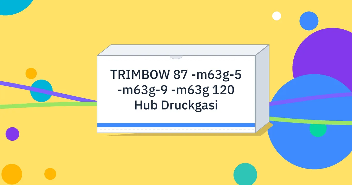 Symbolbild: Packung mit der Aufschrift TRIMBOW 87 -m63g-5 -m63g-9 -m63g 120 Hub Druckgasi (PZN 19251012) – Verfügbarkeit und Bezug in Apotheken in Frankfurt am Main