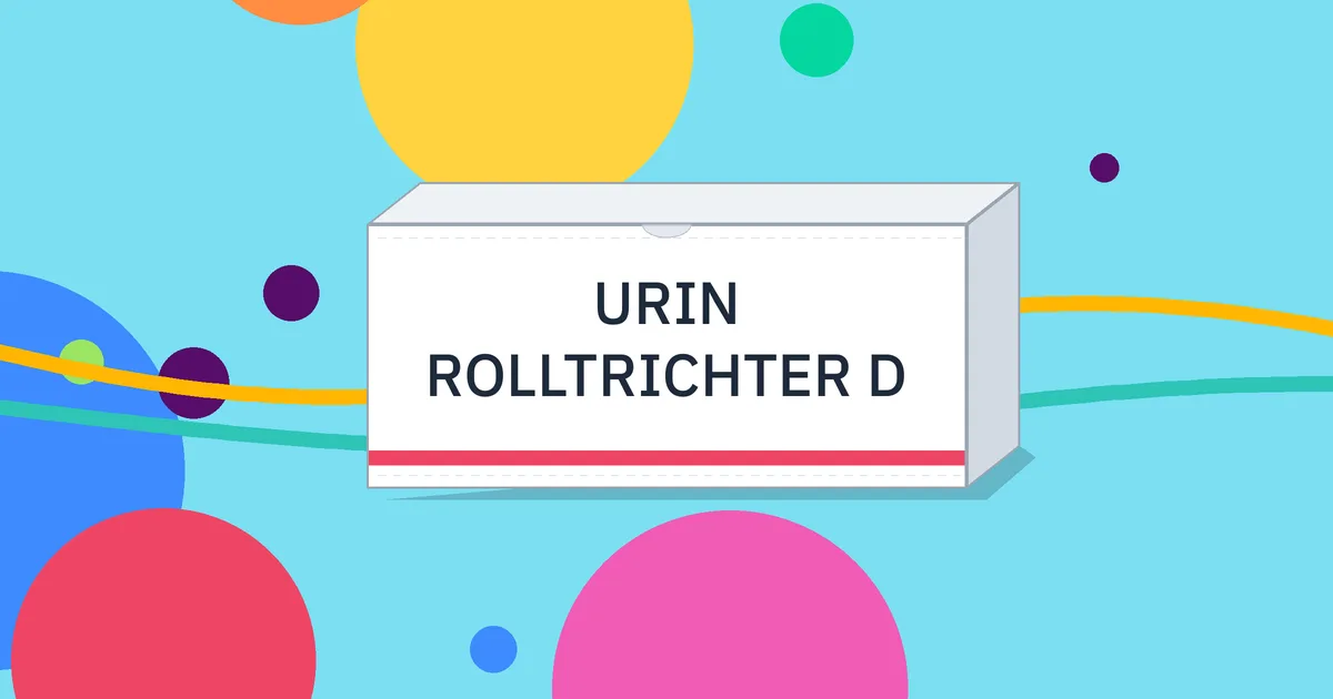 Symbolbild: Packung mit der Aufschrift URIN ROLLTRICHTER D (PZN 01739902) – Verfügbarkeit und Bezug in Apotheken in Frankfurt am Main
