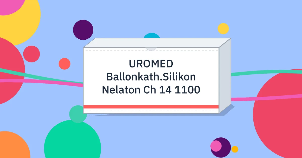 Symbolbild: Packung mit der Aufschrift UROMED Ballonkath.Silikon Nelaton Ch 14 1100 (PZN 03280678) – Verfügbarkeit und Bezug in Apotheken in Frankfurt am Main