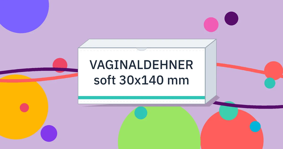 Symbolbild: Packung mit der Aufschrift VAGINALDEHNER soft 30x140 mm (PZN 01337670) – Verfügbarkeit und Bezug in Apotheken in Frankfurt am Main