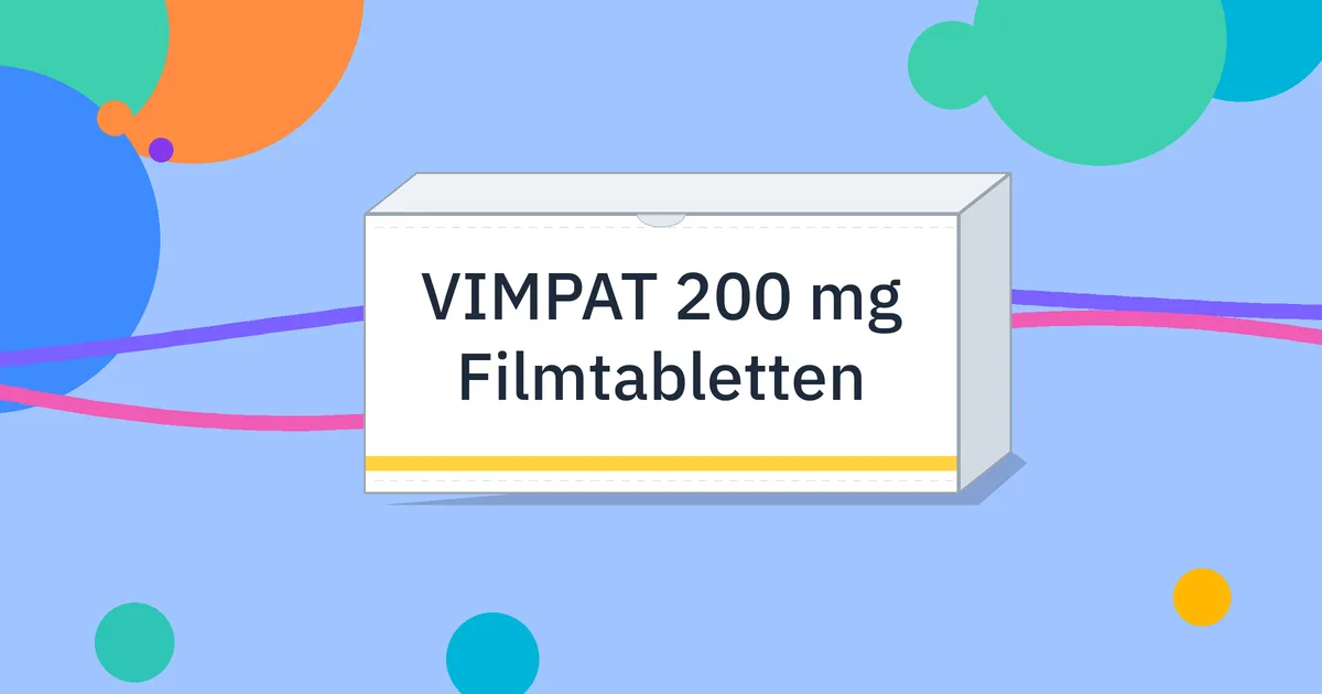 Symbolbild: Packung mit der Aufschrift VIMPAT 200 mg Filmtabletten (PZN 13880936) – Verfügbarkeit und Bezug in Apotheken in Frankfurt am Main