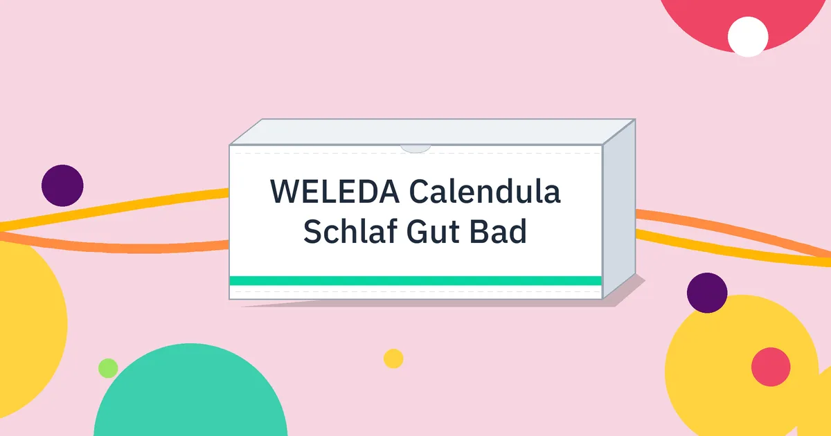 Symbolbild: Packung mit der Aufschrift WELEDA Calendula Schlaf Gut Bad (PZN 19728336) – Verfügbarkeit und Bezug in Apotheken in Frankfurt am Main