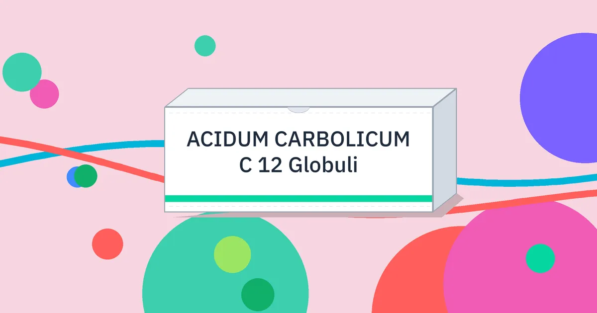 Symbolbild: Packung mit der Aufschrift ACIDUM CARBOLICUM C 12 Globuli (PZN 19717634) – Verfügbarkeit und Bezug in Apotheken in Frankfurt am Main