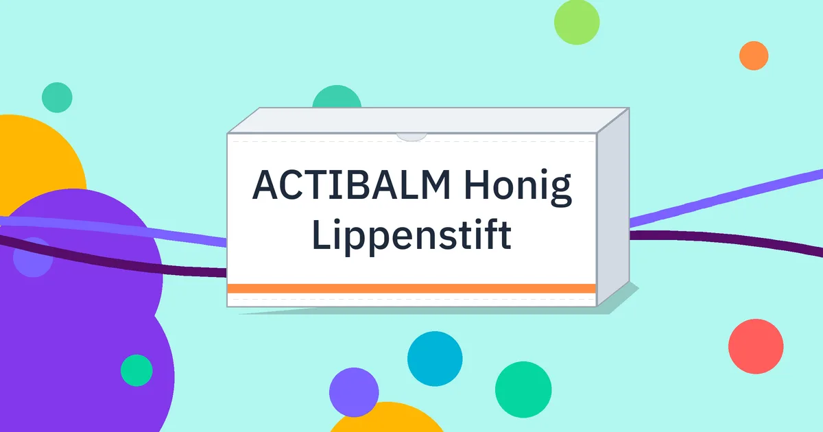 Symbolbild: Packung mit der Aufschrift ACTIBALM Honig Lippenstift (PZN 14324278) – Verfügbarkeit und Bezug in Apotheken in Frankfurt am Main