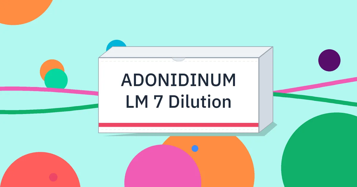 Symbolbild: Packung mit der Aufschrift ADONIDINUM LM 7 Dilution (PZN 13297177) – Verfügbarkeit und Bezug in Apotheken in Frankfurt am Main