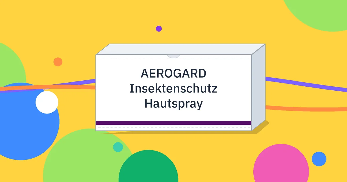 Symbolbild: Packung mit der Aufschrift AEROGARD Insektenschutz Hautspray (PZN 18026885) – Verfügbarkeit und Bezug in Apotheken in Frankfurt am Main