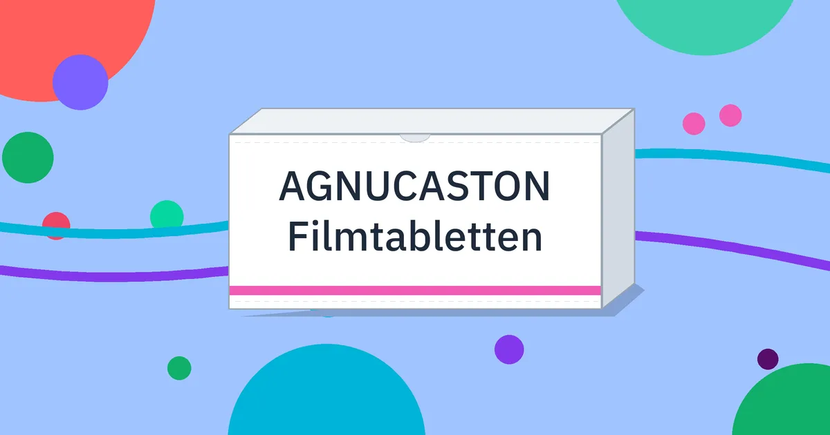 Symbolbild: Packung mit der Aufschrift AGNUCASTON Filmtabletten (PZN 04400883) – Verfügbarkeit und Bezug in Apotheken in Frankfurt am Main