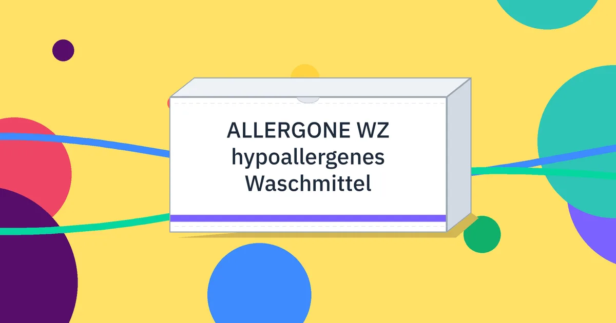 Symbolbild: Packung mit der Aufschrift ALLERGONE WZ hypoallergenes Waschmittel (PZN 16158097) – Verfügbarkeit und Bezug in Apotheken in Frankfurt am Main