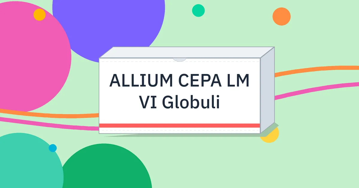 Symbolbild: Packung mit der Aufschrift ALLIUM CEPA LM VI Globuli (PZN 04501271) – Verfügbarkeit und Bezug in Apotheken in Frankfurt am Main
