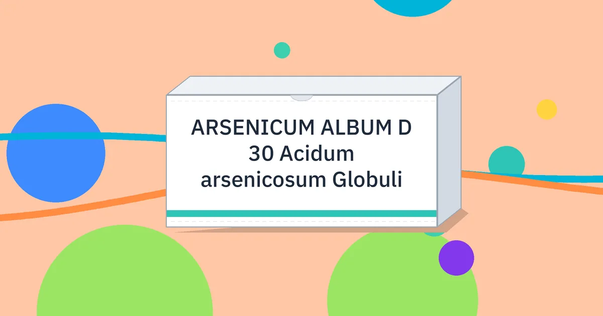 Symbolbild: Packung mit der Aufschrift ARSENICUM ALBUM D 30 Acidum arsenicosum Globuli (PZN 17298558) – Verfügbarkeit und Bezug in Apotheken in Frankfurt am Main
