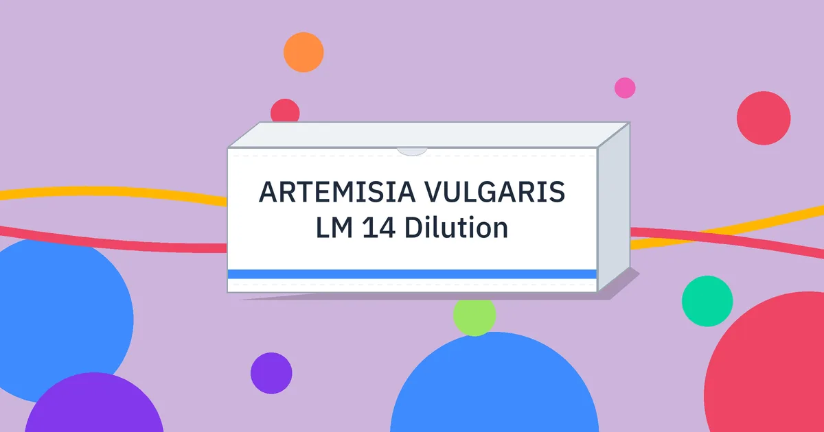Symbolbild: Packung mit der Aufschrift ARTEMISIA VULGARIS LM 14 Dilution (PZN 12780279) – Verfügbarkeit und Bezug in Apotheken in Frankfurt am Main