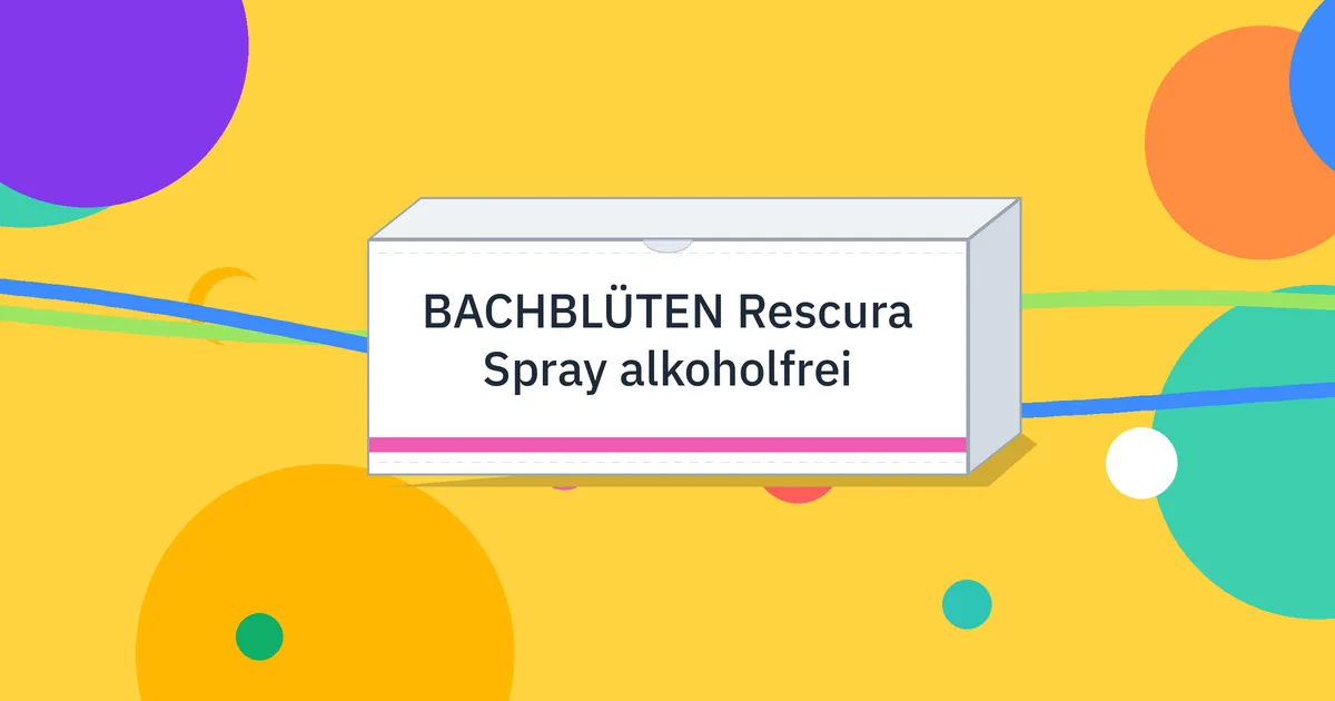 Symbolbild: Packung mit der Aufschrift BACHBLÜTEN Rescura Spray alkoholfrei (PZN 20310346) – Verfügbarkeit und Bezug in Apotheken in Frankfurt am Main