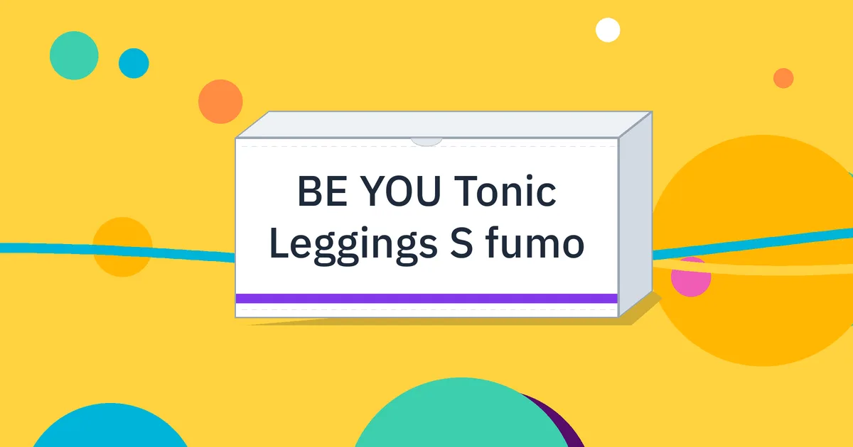 Symbolbild: Packung mit der Aufschrift BE YOU Tonic Leggings S fumo (PZN 19721529) – Verfügbarkeit und Bezug in Apotheken in Frankfurt am Main