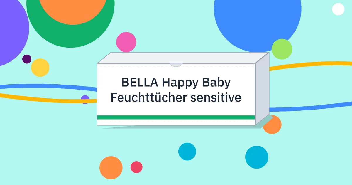 Symbolbild: Packung mit der Aufschrift BELLA Happy Baby Feuchttücher sensitive (PZN 15591248) – Verfügbarkeit und Bezug in Apotheken in Frankfurt am Main