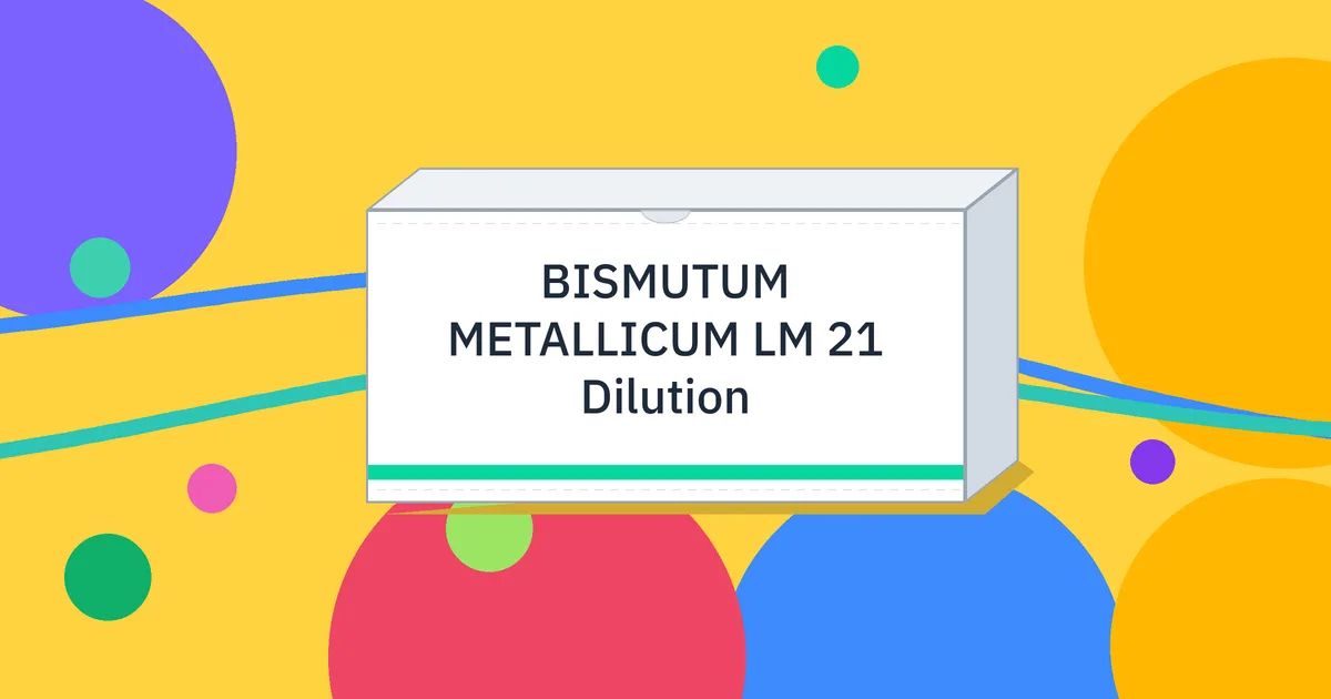 Symbolbild: Packung mit der Aufschrift BISMUTUM METALLICUM LM 21 Dilution (PZN 12794838) – Verfügbarkeit und Bezug in Apotheken in Frankfurt am Main
