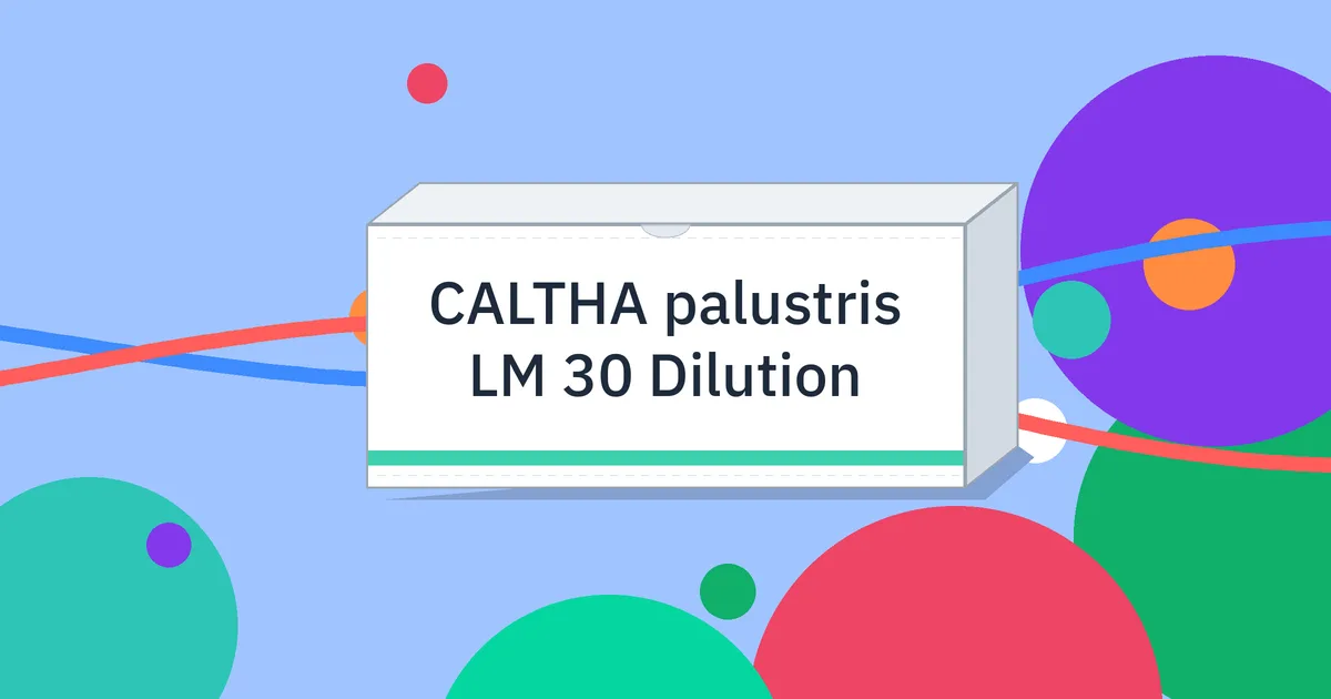 Symbolbild: Packung mit der Aufschrift CALTHA palustris LM 30 Dilution (PZN 13411816) – Verfügbarkeit und Bezug in Apotheken in Frankfurt am Main