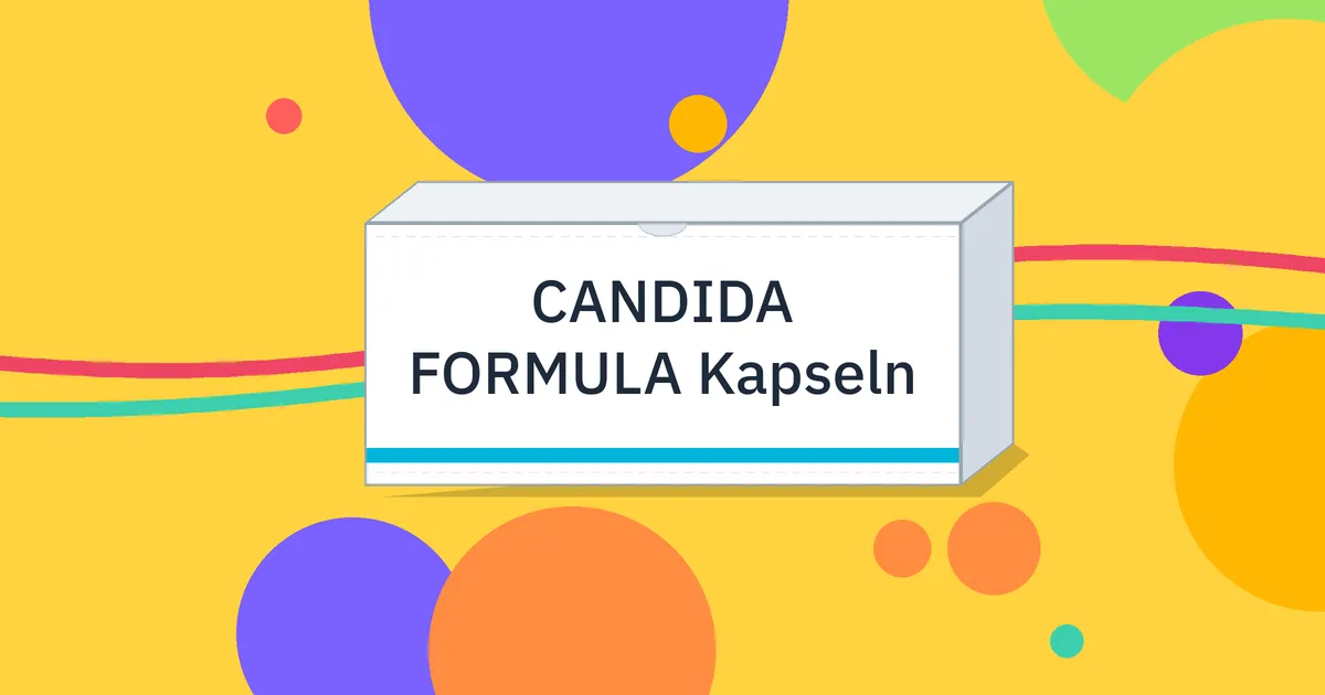 Symbolbild: Packung mit der Aufschrift CANDIDA FORMULA Kapseln (PZN 14292609) – Verfügbarkeit und Bezug in Apotheken in Frankfurt am Main