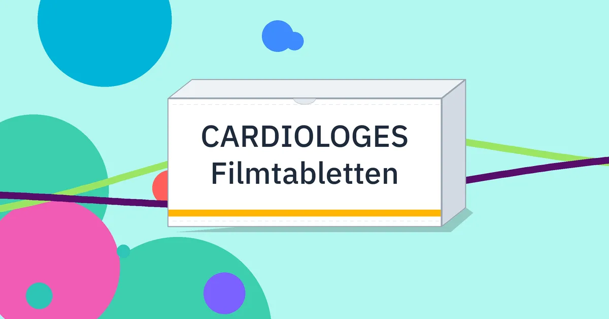 Symbolbild: Packung mit der Aufschrift CARDIOLOGES Filmtabletten (PZN 18862558) – Verfügbarkeit und Bezug in Apotheken in Frankfurt am Main