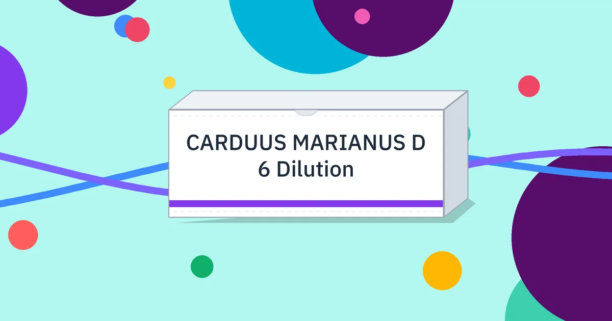 Symbolbild: Packung mit der Aufschrift CARDUUS MARIANUS D 6 Dilution (PZN 02117893) – Verfügbarkeit und Bezug in Apotheken in Frankfurt am Main