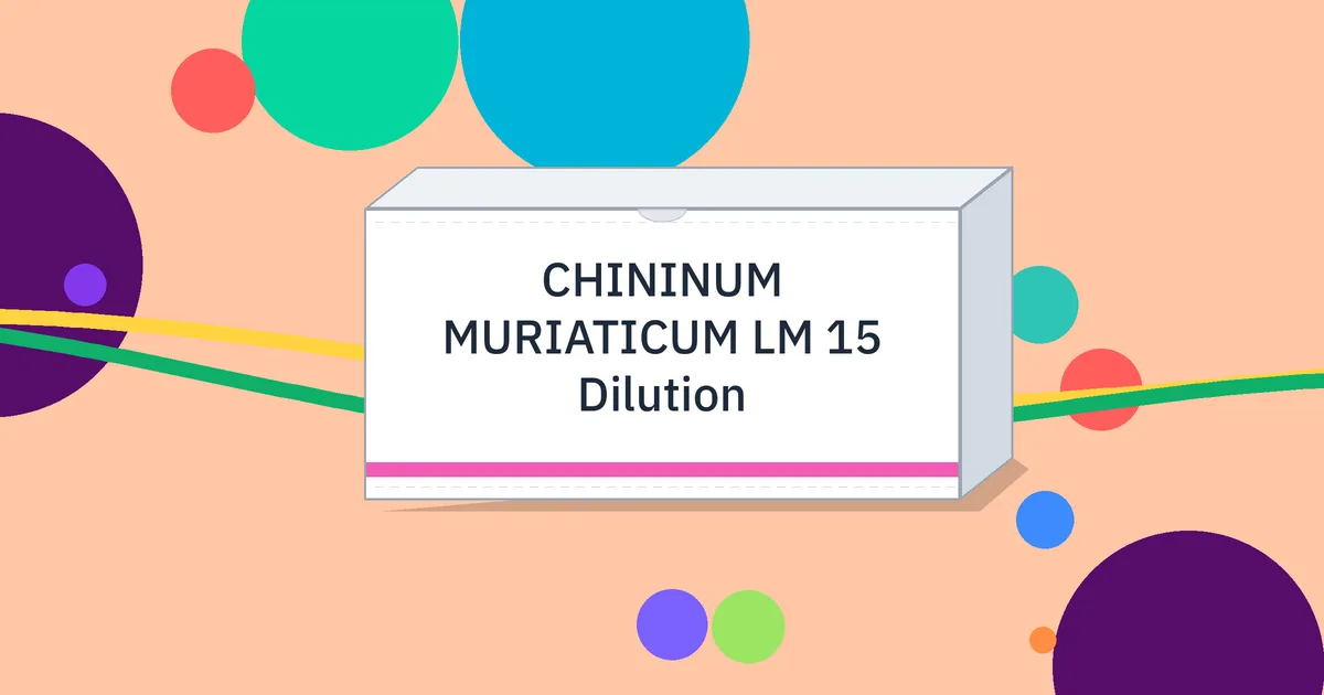 Symbolbild: Packung mit der Aufschrift CHININUM MURIATICUM LM 15 Dilution (PZN 12815150) – Verfügbarkeit und Bezug in Apotheken in Frankfurt am Main