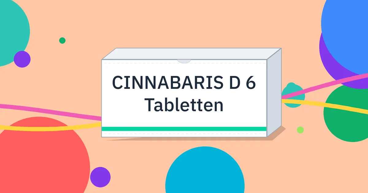 Symbolbild: Packung mit der Aufschrift CINNABARIS D 6 Tabletten (PZN 01766359) – Verfügbarkeit und Bezug in Apotheken in Frankfurt am Main