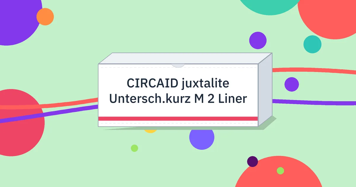 Symbolbild: Packung mit der Aufschrift CIRCAID juxtalite Untersch.kurz M 2 Liner (PZN 17939098) – Verfügbarkeit und Bezug in Apotheken in Frankfurt am Main