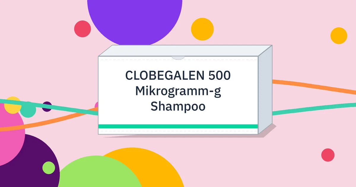 Symbolbild: Packung mit der Aufschrift CLOBEGALEN 500 Mikrogramm-g Shampoo (PZN 18671060) – Verfügbarkeit und Bezug in Apotheken in Frankfurt am Main