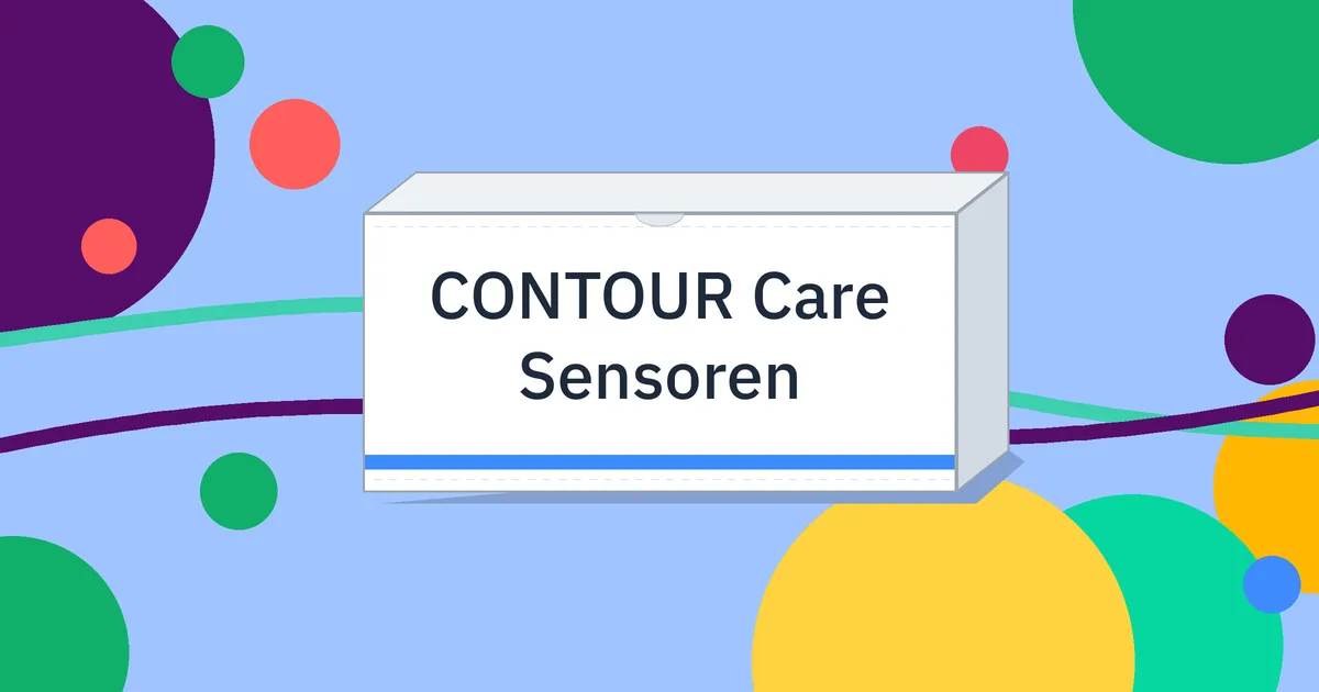 Symbolbild: Packung mit der Aufschrift CONTOUR Care Sensoren (PZN 20322935) – Verfügbarkeit und Bezug in Apotheken in Frankfurt am Main