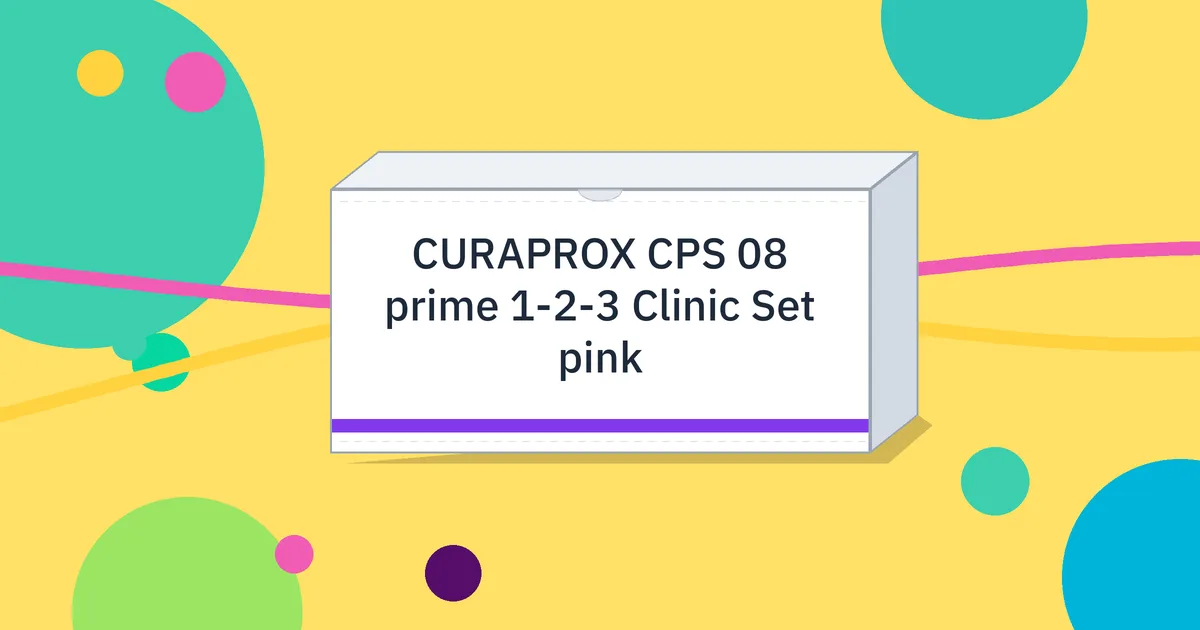 Symbolbild: Packung mit der Aufschrift CURAPROX CPS 08 prime 1-2-3 Clinic Set pink (PZN 16242780) – Verfügbarkeit und Bezug in Apotheken in Frankfurt am Main