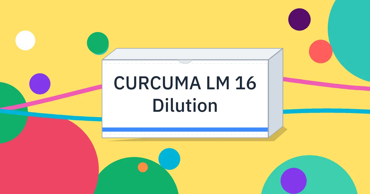 Symbolbild: Packung mit der Aufschrift CURCUMA LM 16 Dilution (PZN 12840018) – Verfügbarkeit und Bezug in Apotheken in Frankfurt am Main