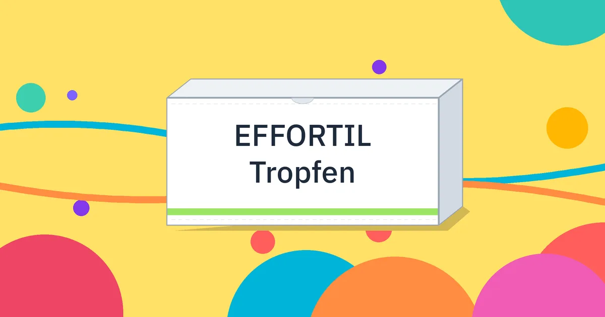 Symbolbild: Packung mit der Aufschrift EFFORTIL Tropfen (PZN 03177153) – Verfügbarkeit und Bezug in Apotheken in Frankfurt am Main