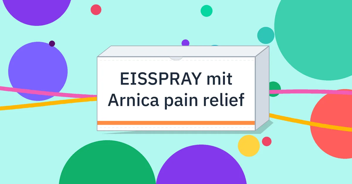 Symbolbild: Packung mit der Aufschrift EISSPRAY mit Arnica pain relief (PZN 12438902) – Verfügbarkeit und Bezug in Apotheken in Frankfurt am Main