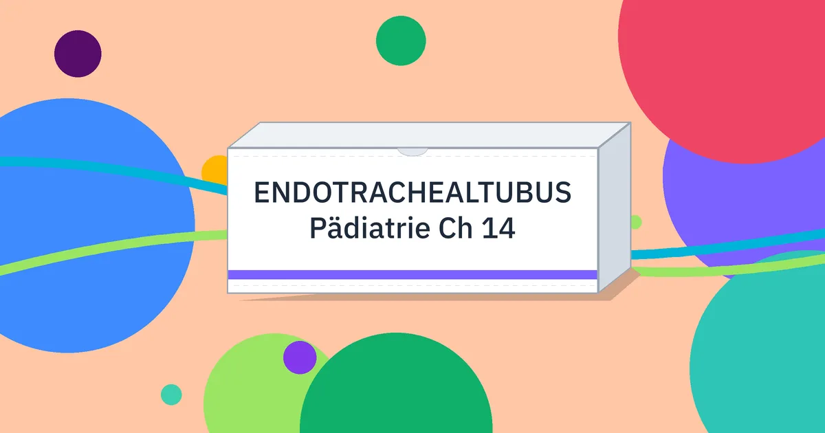 Symbolbild: Packung mit der Aufschrift ENDOTRACHEALTUBUS Pädiatrie Ch 14 (PZN 04472227) – Verfügbarkeit und Bezug in Apotheken in Frankfurt am Main