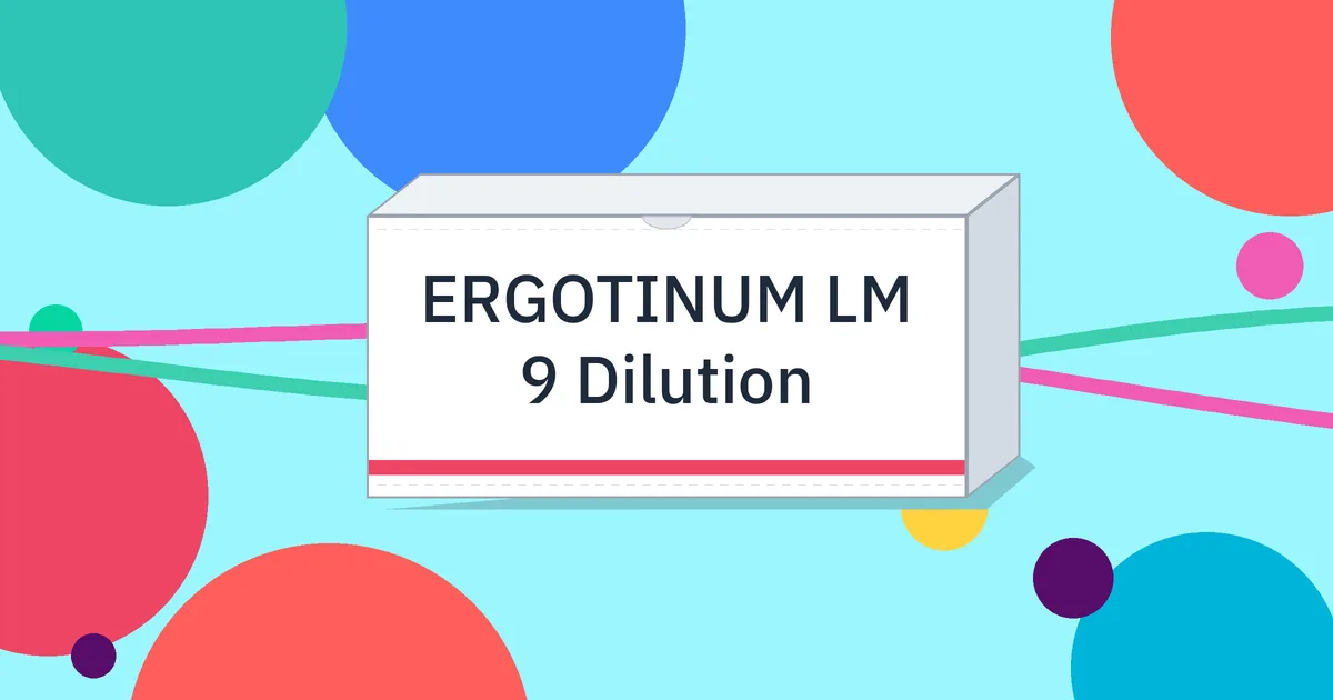 Symbolbild: Packung mit der Aufschrift ERGOTINUM LM 9 Dilution (PZN 13477175) – Verfügbarkeit und Bezug in Apotheken in Frankfurt am Main