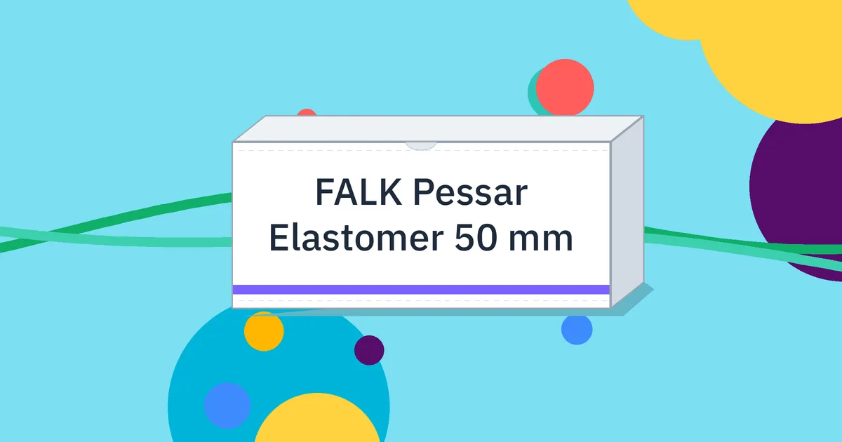 Symbolbild: Packung mit der Aufschrift FALK Pessar Elastomer 50 mm (PZN 03798464) – Verfügbarkeit und Bezug in Apotheken in Frankfurt am Main