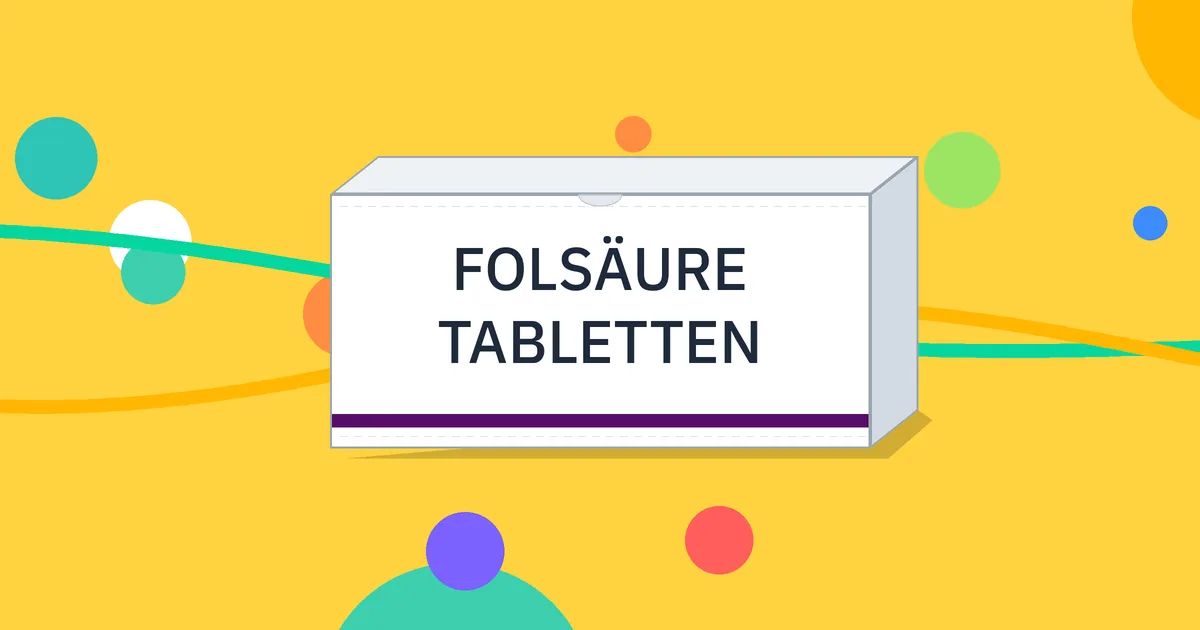 Symbolbild: Packung mit der Aufschrift FOLSÄURE TABLETTEN (PZN 10920635) – Verfügbarkeit und Bezug in Apotheken in Frankfurt am Main