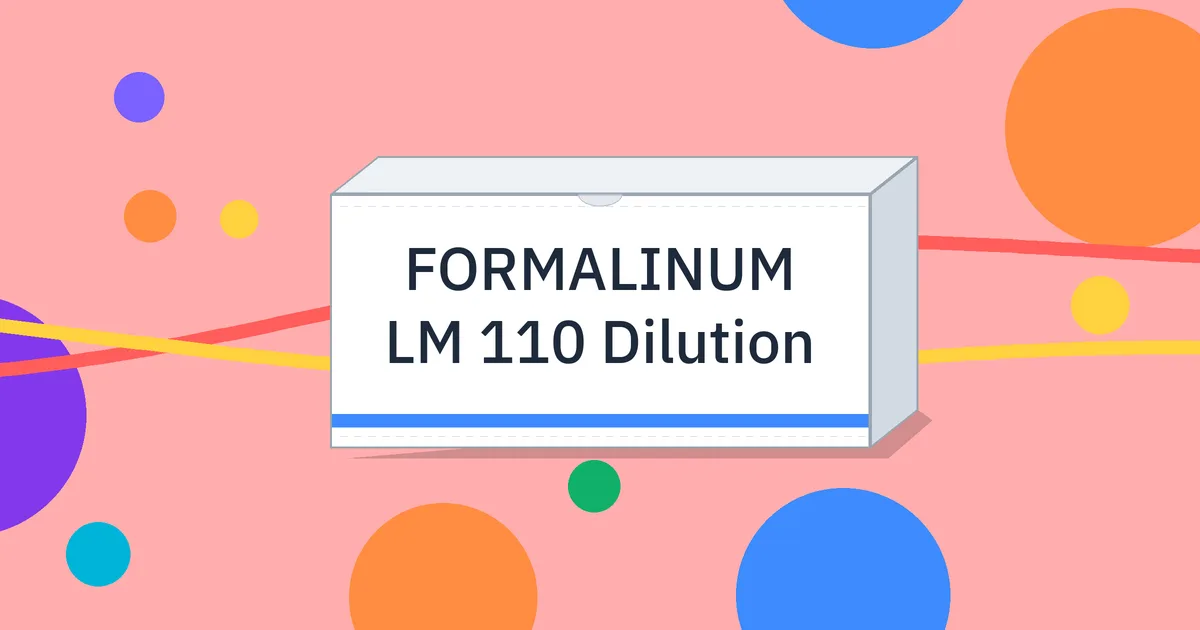 Symbolbild: Packung mit der Aufschrift FORMALINUM LM 110 Dilution (PZN 12873897) – Verfügbarkeit und Bezug in Apotheken in Frankfurt am Main