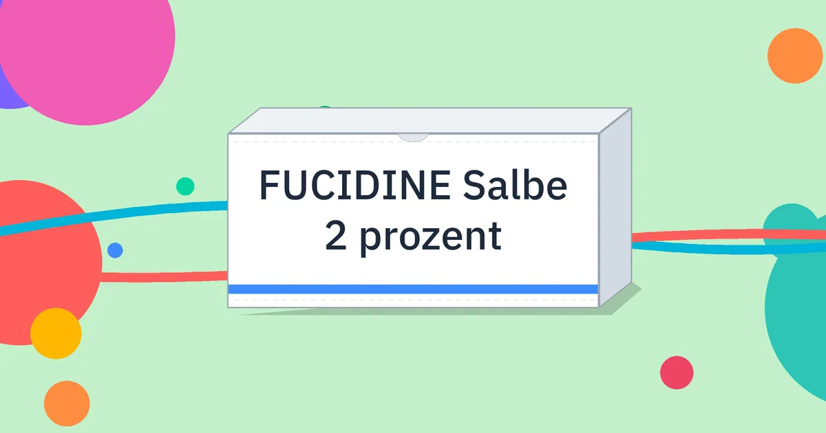 Symbolbild: Packung mit der Aufschrift FUCIDINE Salbe 2 prozent (PZN 07393161) – Verfügbarkeit und Bezug in Apotheken in Frankfurt am Main