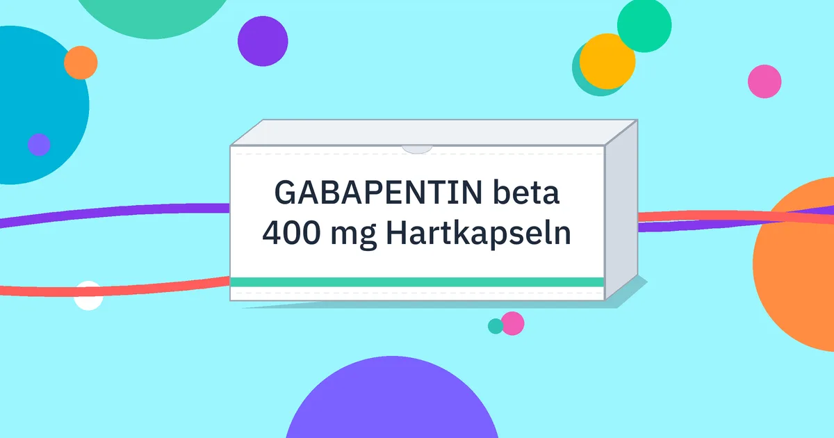 Symbolbild: Packung mit der Aufschrift GABAPENTIN beta 400 mg Hartkapseln (PZN 00792260) – Verfügbarkeit und Bezug in Apotheken in Frankfurt am Main