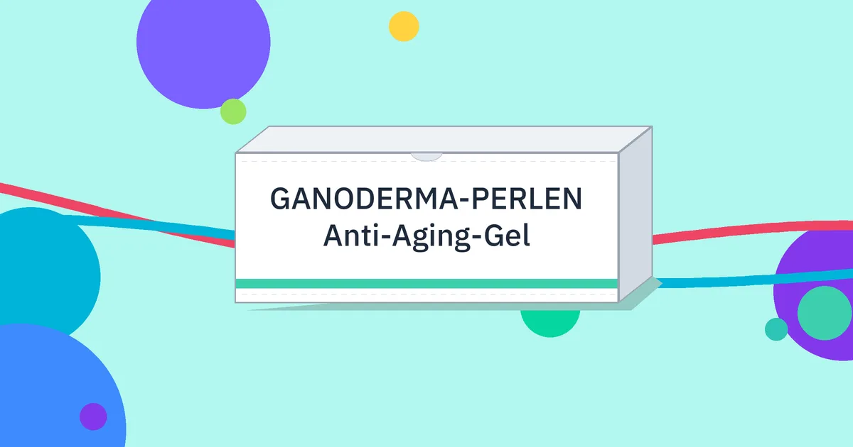 Symbolbild: Packung mit der Aufschrift GANODERMA-PERLEN Anti-Aging-Gel (PZN 12672489) – Verfügbarkeit und Bezug in Apotheken in Frankfurt am Main