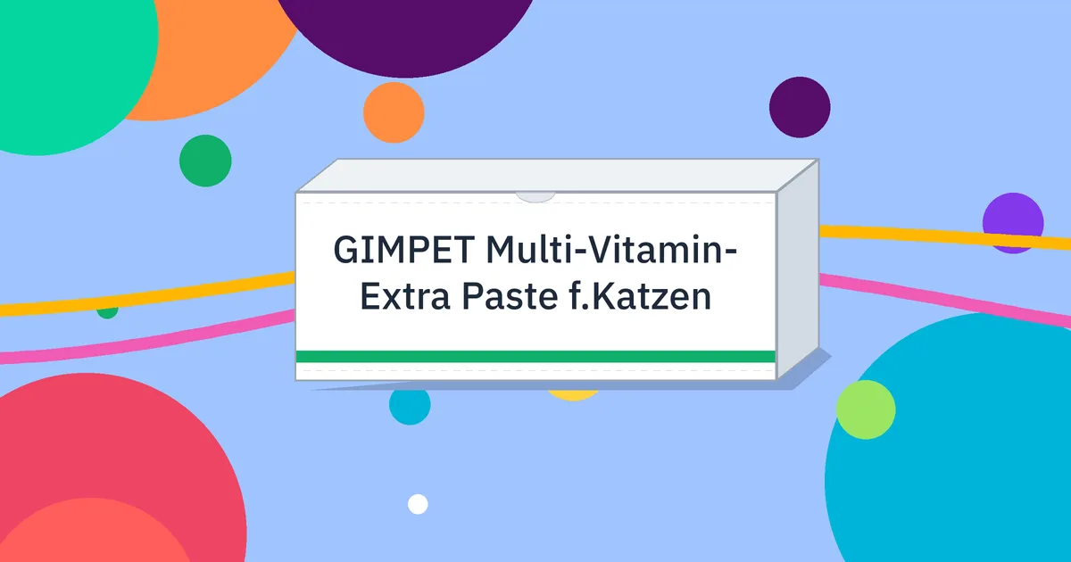 Symbolbild: Packung mit der Aufschrift GIMPET Multi-Vitamin-Extra Paste f.Katzen (PZN 07020945) – Verfügbarkeit und Bezug in Apotheken in Frankfurt am Main