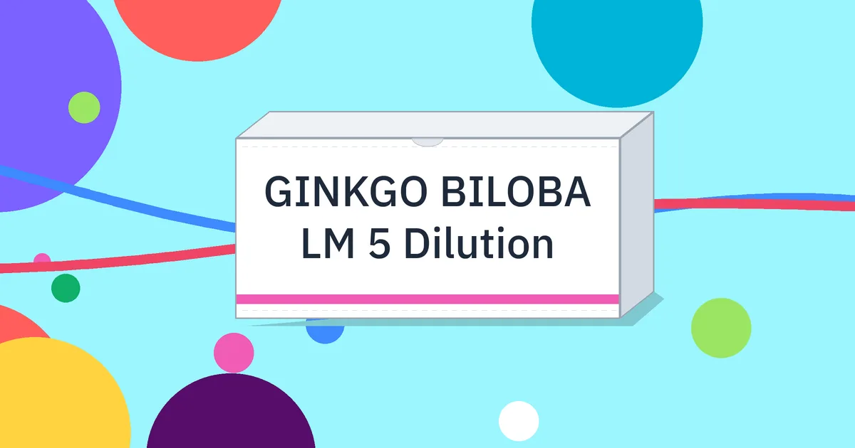 Symbolbild: Packung mit der Aufschrift GINKGO BILOBA LM 5 Dilution (PZN 12877984) – Verfügbarkeit und Bezug in Apotheken in Frankfurt am Main