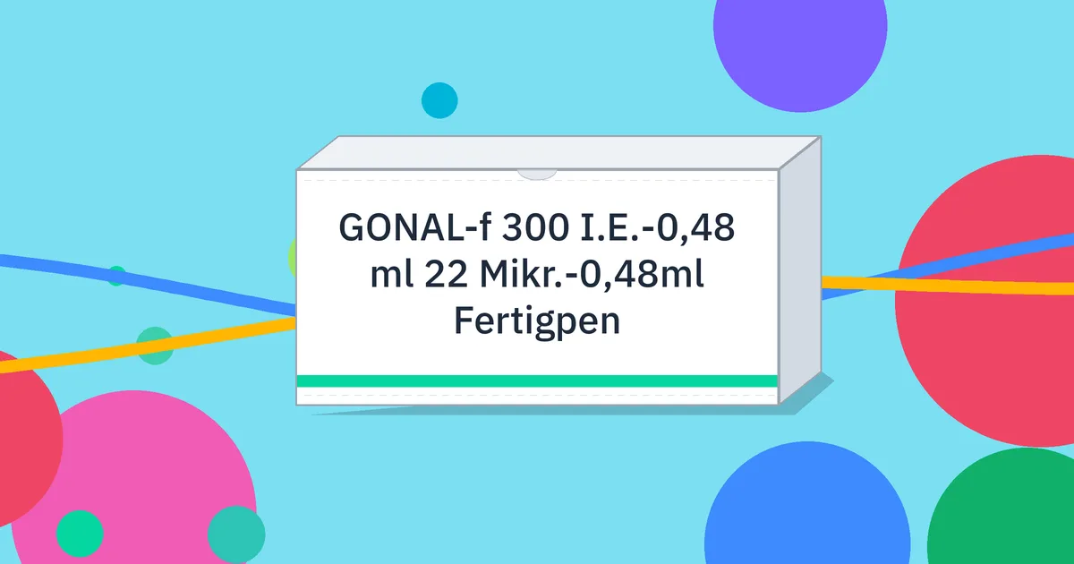 Symbolbild: Packung mit der Aufschrift GONAL-f 300 I.E.-0,48 ml 22 Mikr.-0,48ml Fertigpen (PZN 19688915) – Verfügbarkeit und Bezug in Apotheken in Frankfurt am Main
