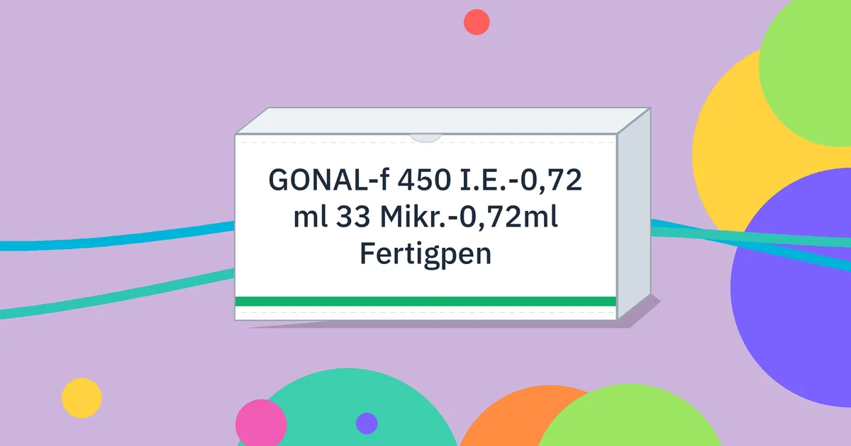 Symbolbild: Packung mit der Aufschrift GONAL-f 450 I.E.-0,72 ml 33 Mikr.-0,72ml Fertigpen (PZN 19637183) – Verfügbarkeit und Bezug in Apotheken in Frankfurt am Main