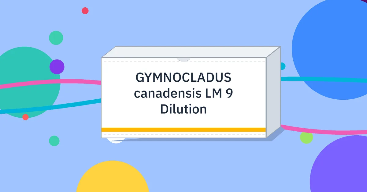 Symbolbild: Packung mit der Aufschrift GYMNOCLADUS canadensis LM 9 Dilution (PZN 13548840) – Verfügbarkeit und Bezug in Apotheken in Frankfurt am Main