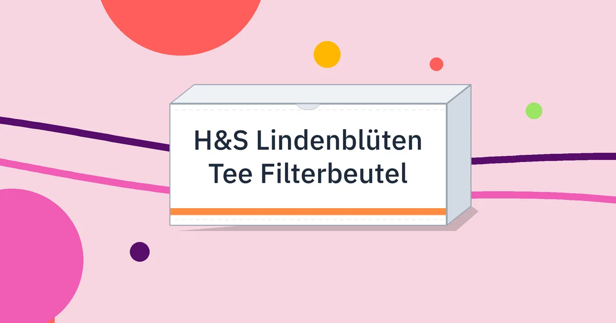 Symbolbild: Packung mit der Aufschrift H&S Lindenblüten Tee Filterbeutel (PZN 03152259) – Verfügbarkeit und Bezug in Apotheken in Frankfurt am Main