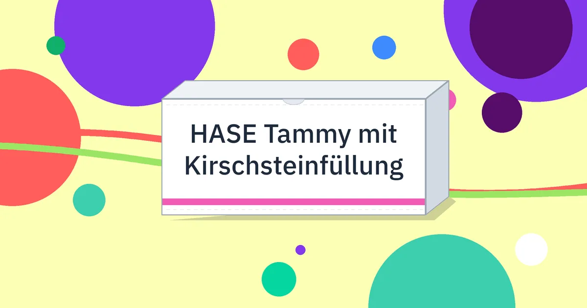 Symbolbild: Packung mit der Aufschrift HASE Tammy mit Kirschsteinfüllung (PZN 16766678) – Verfügbarkeit und Bezug in Apotheken in Frankfurt am Main